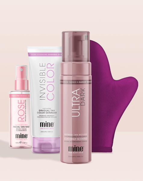 Ultra Dark Deluxe Bronze Tanning Bundle | Self Tan Kit | MineTan UK